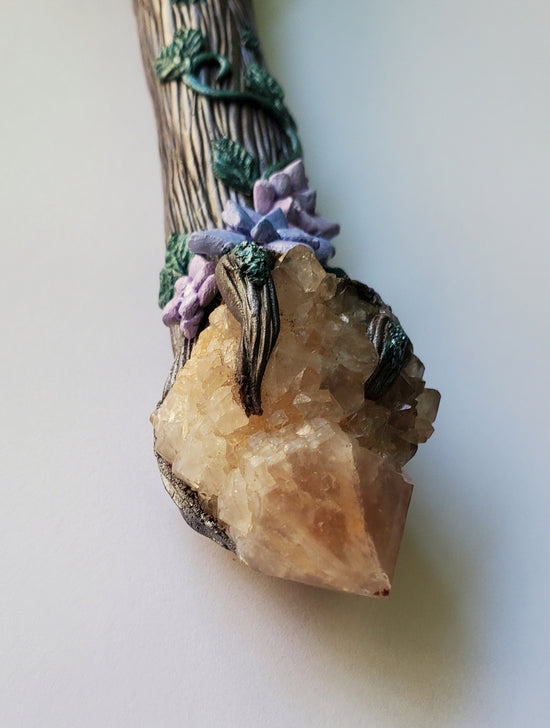 Lepidolite Crystal Magic Mirror (Sculpture) – Mystic Earth