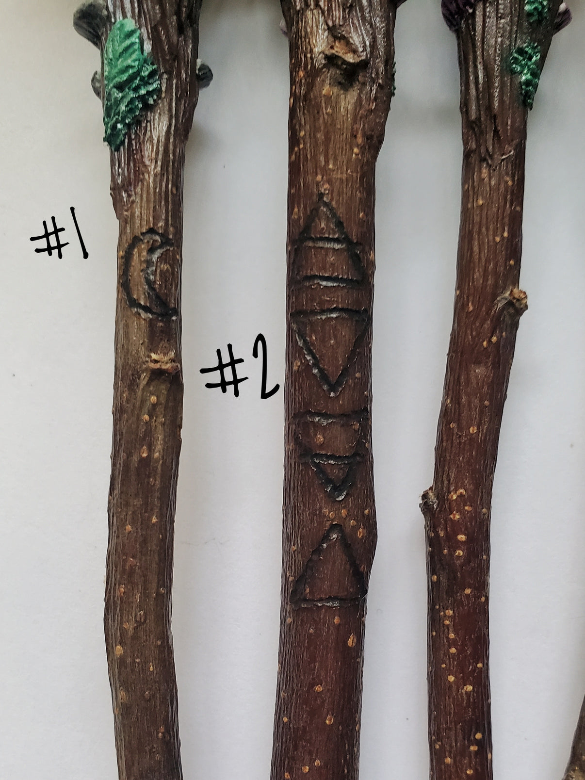 Apple Wood Garnet & Aragonite Crystal Wands – Mystic Earth