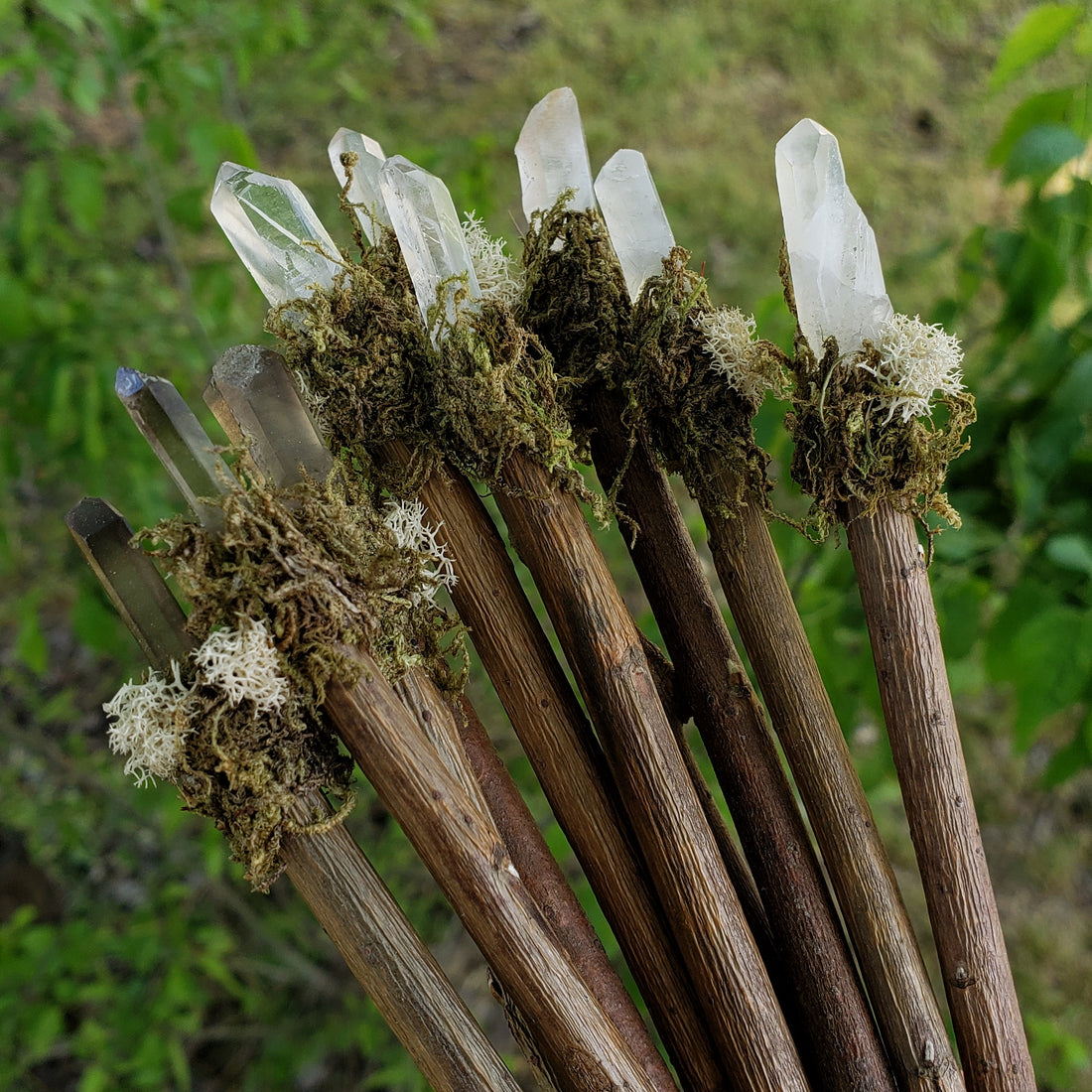 Crystal Apple Wood Wands – Mystic Earth